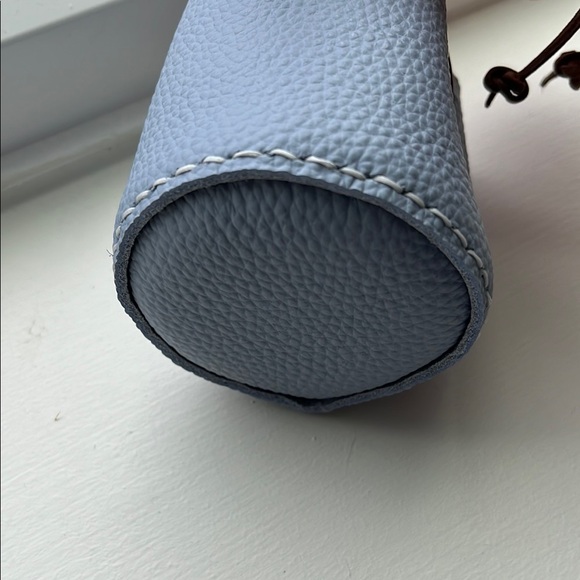 Goza Company | Bags | Powder Blue Leather Mini Bag | Poshmark